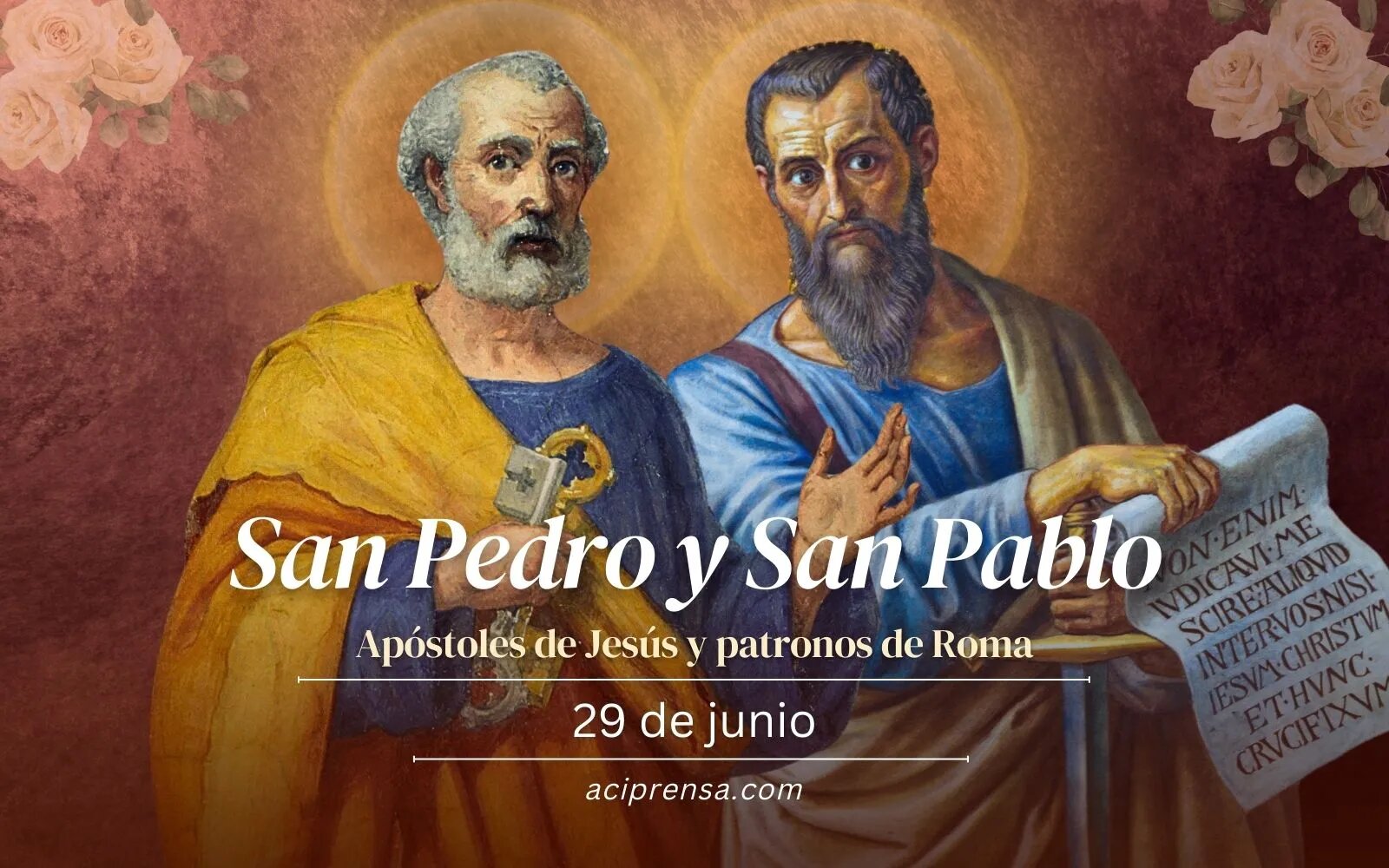 Hoy celebramos la Solemnidad de San Pedro y San Pablo, el día del Papa ...